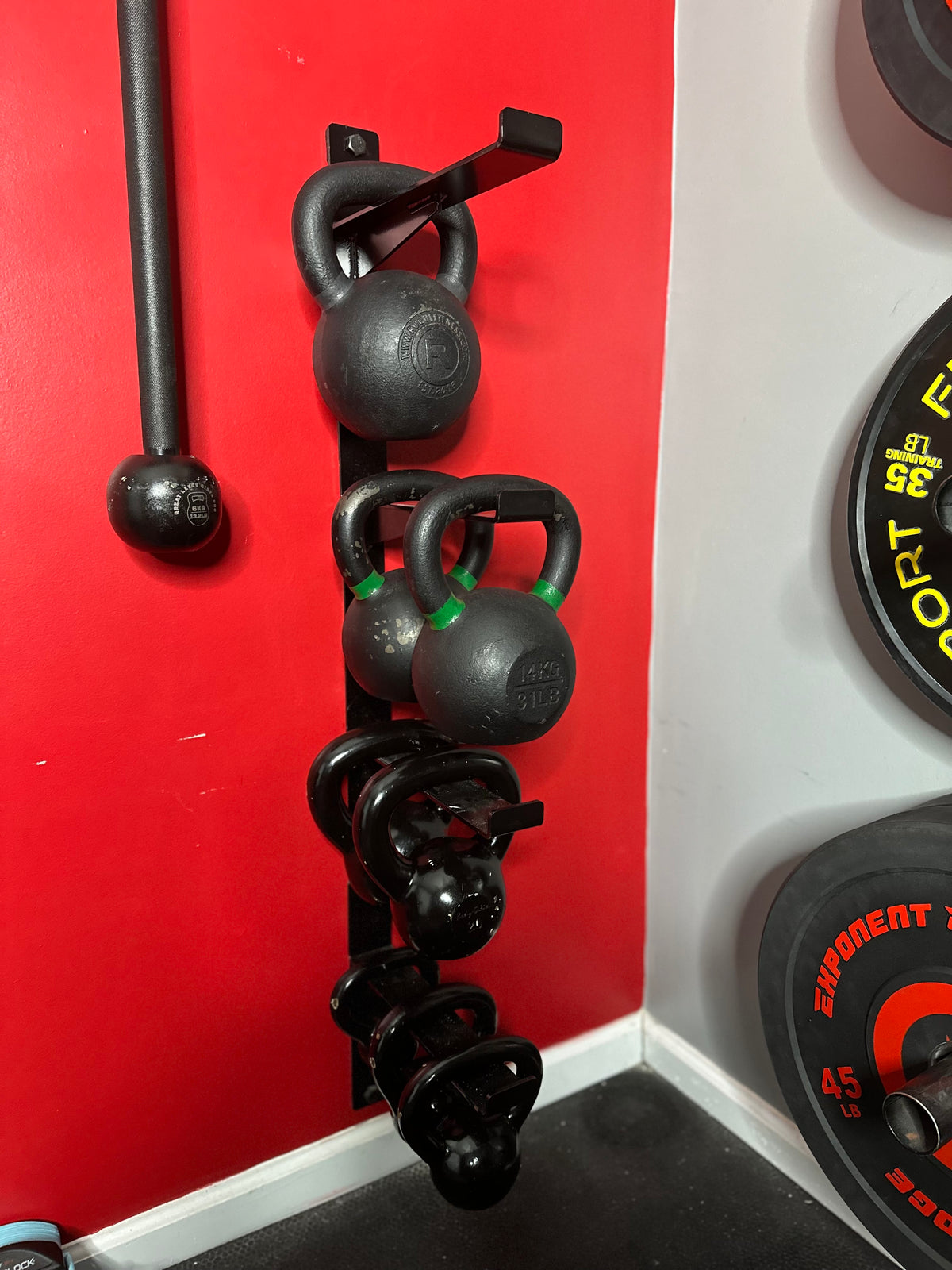 Wall Mounted Kettlebell Storage Rack