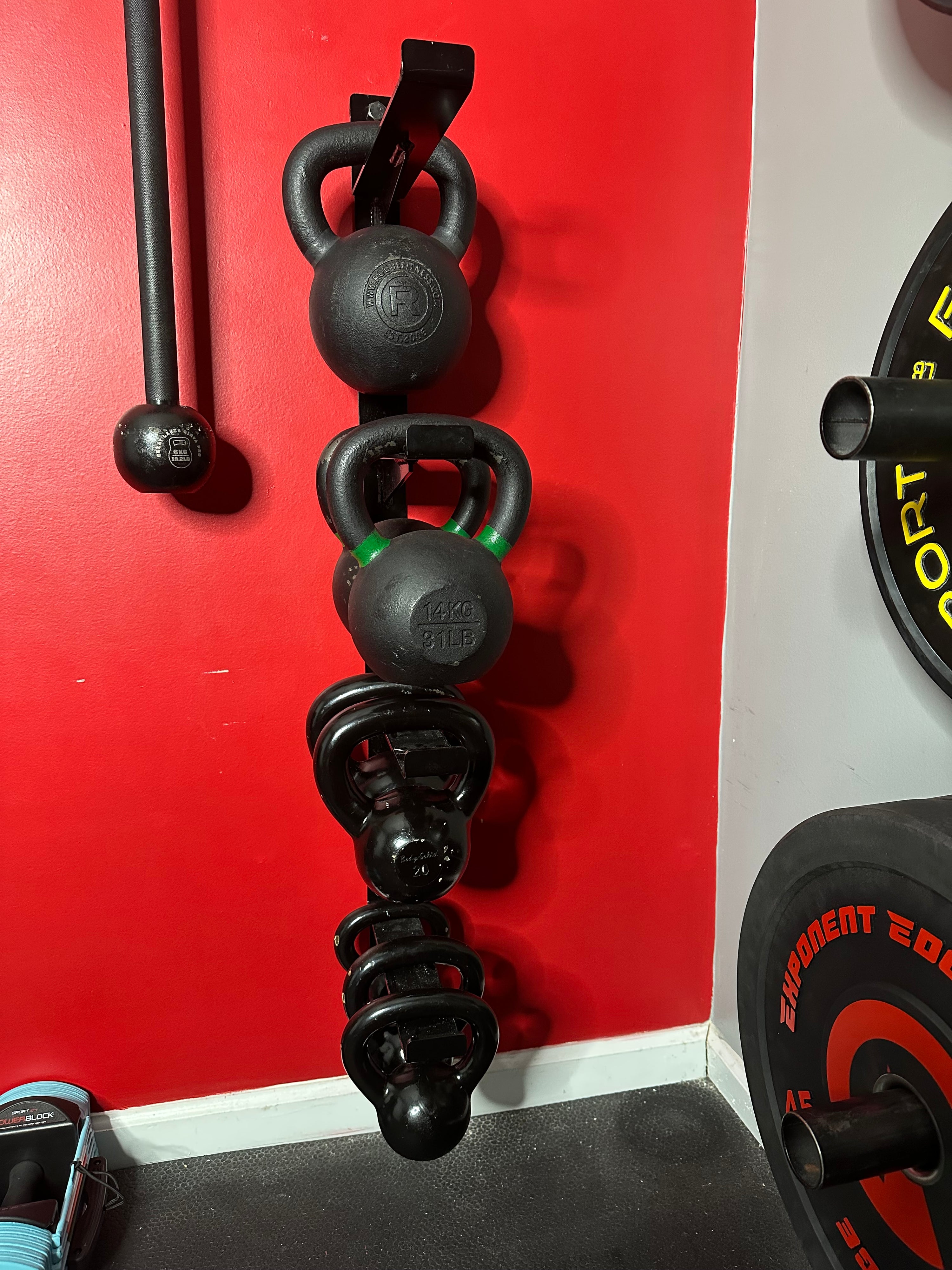 Wall Mounted Kettlebell Storage Rack
