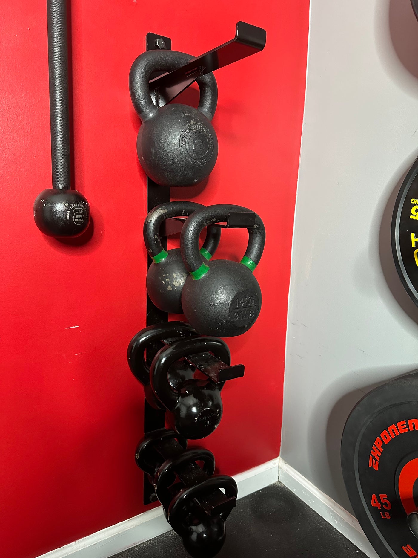 Wall Mounted Kettlebell Storage Rack