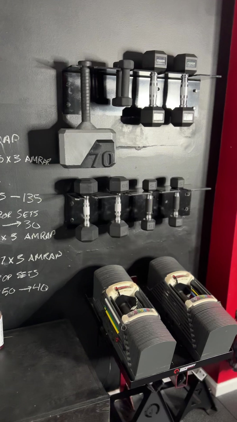 Wall Mounted Kettlebell Storage Rack